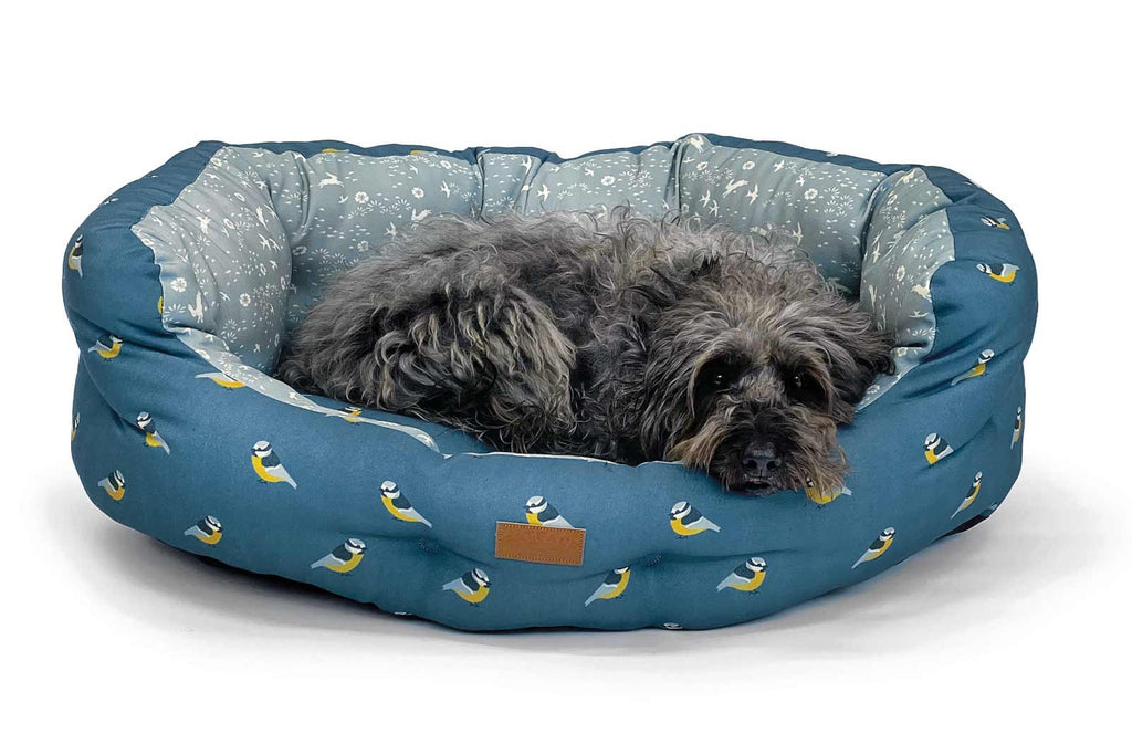 FatFace Flying Birds Deluxe Slumber Dog Bed - Free Delivery – Dog Beds ...
